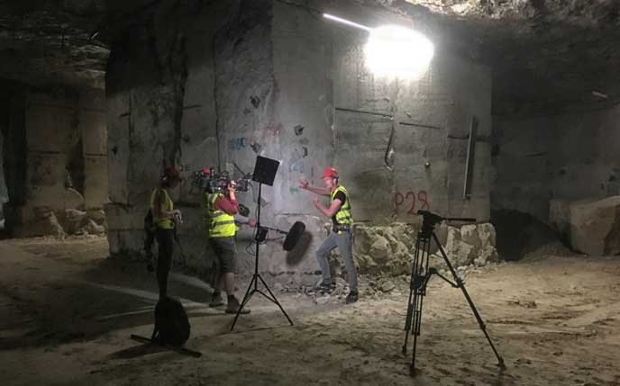 BBC Beach Live Explores Portland Stone Mining at Albion's Quarry