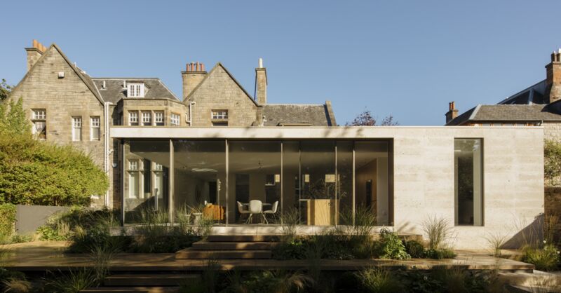 Private Residence Edinburgh – Portland Stone Cladding by Albion Stone