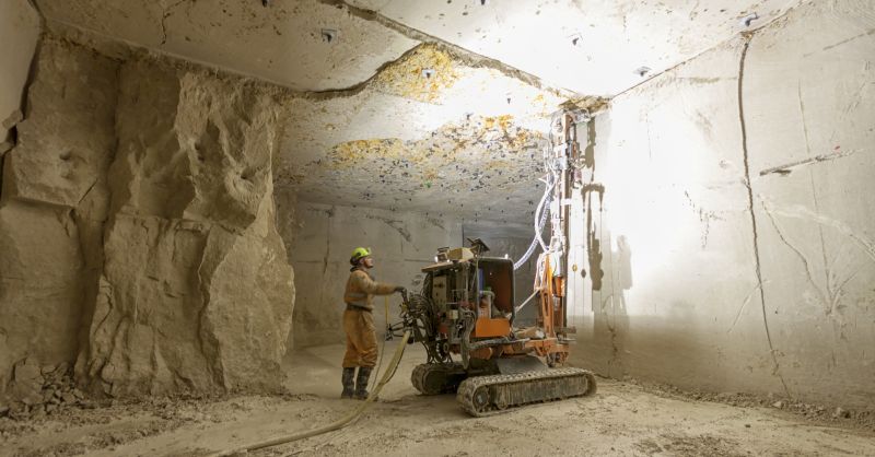 Precision in Portland Stone Mining: 7mm Maximum Movement at Albion Stone