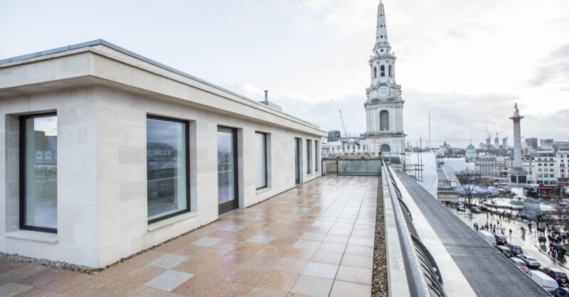 Portland Limestone Roof Extension | 7–8 St Martin’s Place, London
