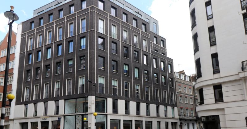 Portland Stone Cladding at 61 Curzon Street, Mayfair