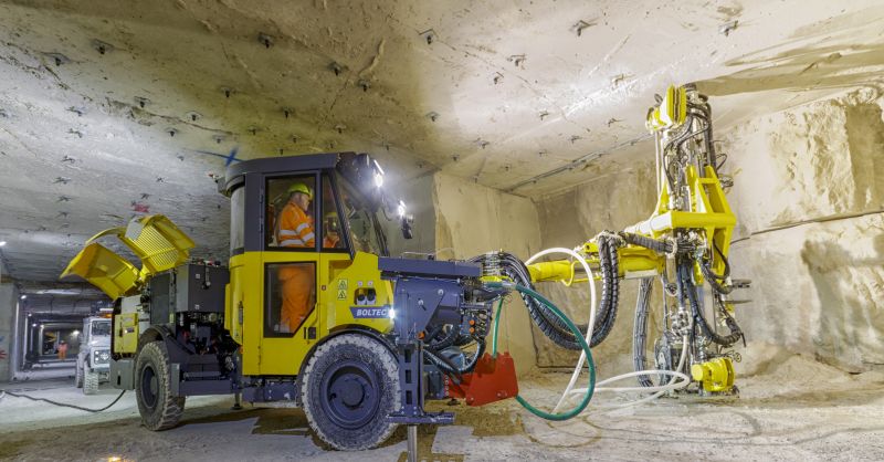 Enhancing Portland Stone Mining: Albion Stone Introduces Boltec S Machine