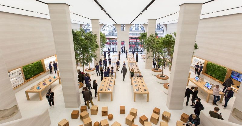 Portland Stone at Apple Store Regent Street | Albion Stone