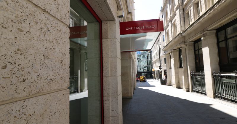 One Eagle Place Showcasing Timeless Portland Stone | Albion Stone